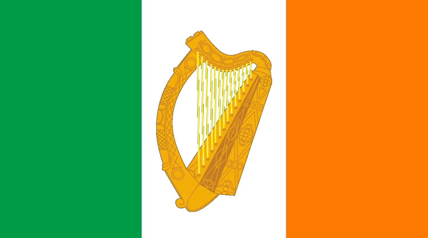 Irska zastava i grb - Irska I Smaragdni otok